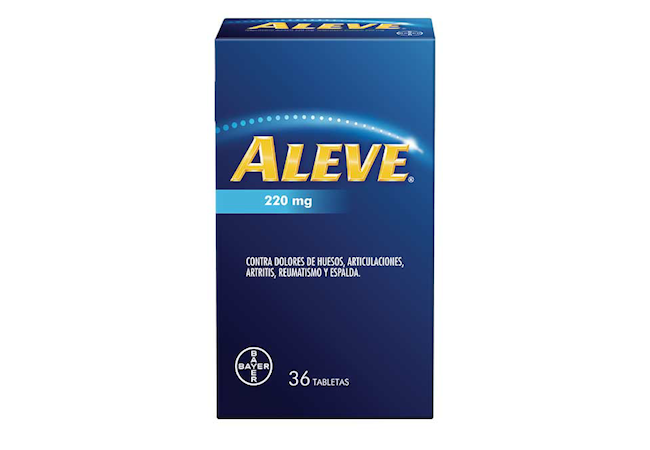 ALEVE 220 MG TABLETAS VIA ORAL