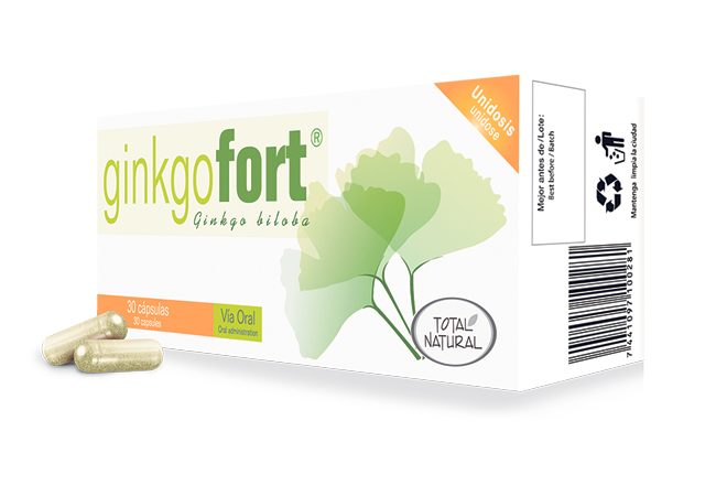 TOTAL NATURAL GINKOFORT 350 MG 30 CÁPSULAS