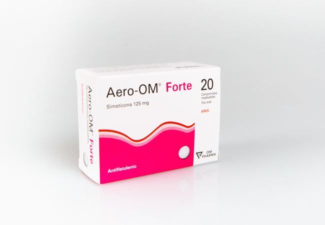 AERO OM FORTE 125 MG TABLETAS VIA ORAL