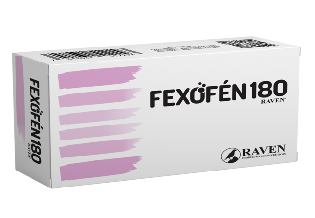 FEXOFEN TABLETAS 180MG 10 UNIDADES