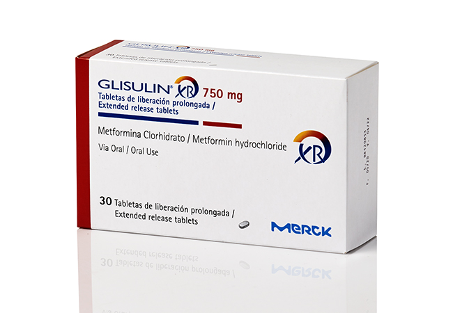 GLISULIN XR 750 MG TABLETAS VIA ORAL