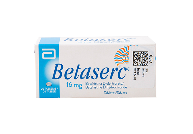 BETASERC TAB 16MG X20