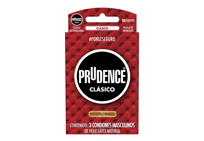 PRUDENCE CONDONES CLÁSICO 3 UNIDADES