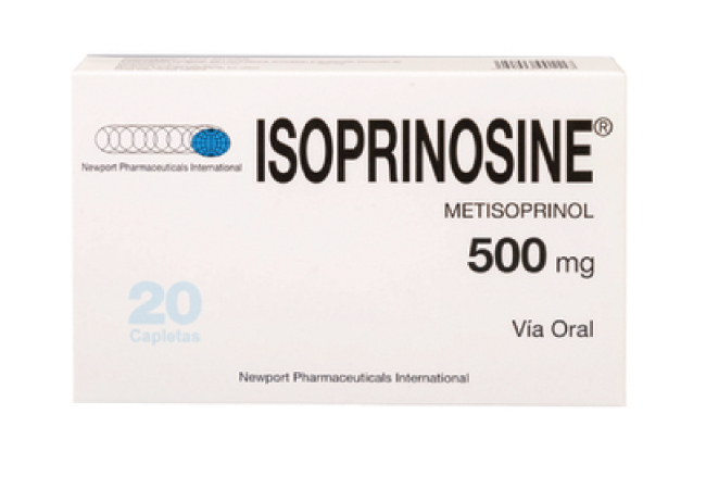 ISOPRINOSINE 500 MG TABLETAS VIA ORAL