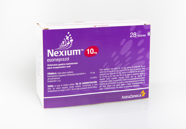 NEXIUM 10 MG EN POLVO VIA ORAL