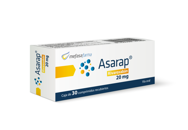 ASARAP 20 MG COMPRIMIDOS VÍA ORAL