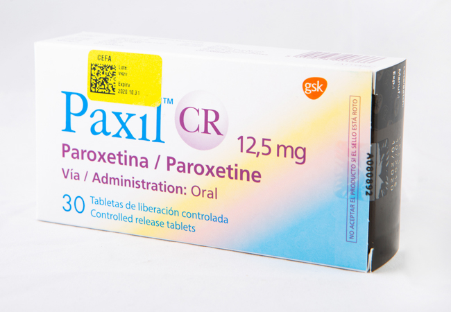 PAXIL CR 12,5 MG TABLETAS VIA ORAL