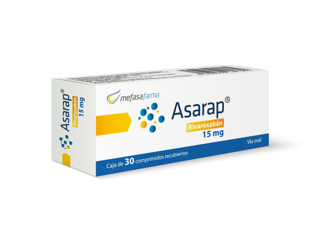 ASARAP 15 MG COMPRIMIDOS VÍA ORAL