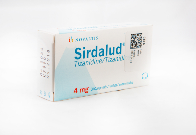 SIRDALUD 4 MG TABLETAS VIA ORAL