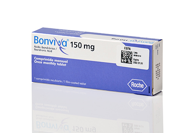 BONVIVA 150 MG TABLETAS VIA ORAL